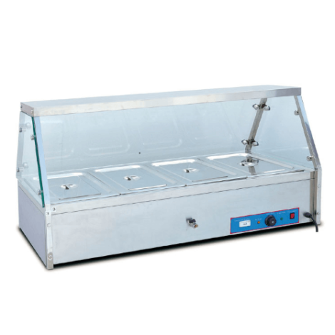 Counter Top Bain Marie Display With 4 GN1/1 Pans - Fun Food Thailand